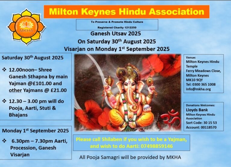 Milton Keynes Hindu Association – To Preserve and Promote Hindu Culture